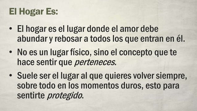 La Diferencia Entre La Casa y El hogar | PDF
