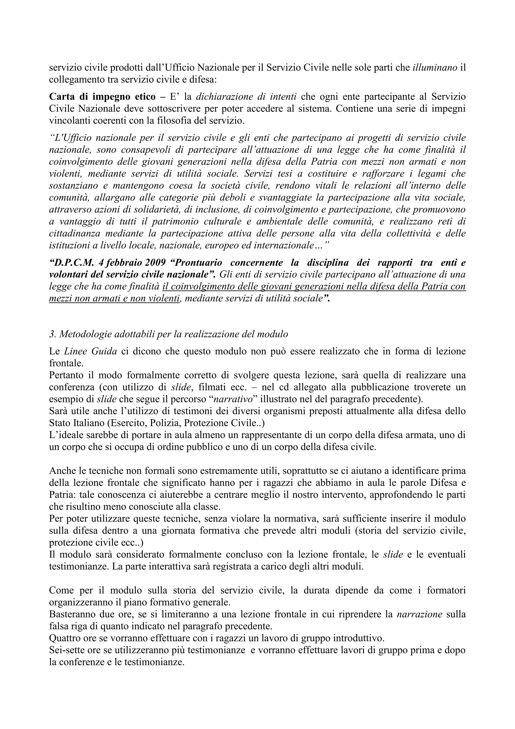 La difesa della Patria | PDF