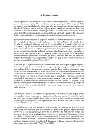 La Dignidad Humana.pdf