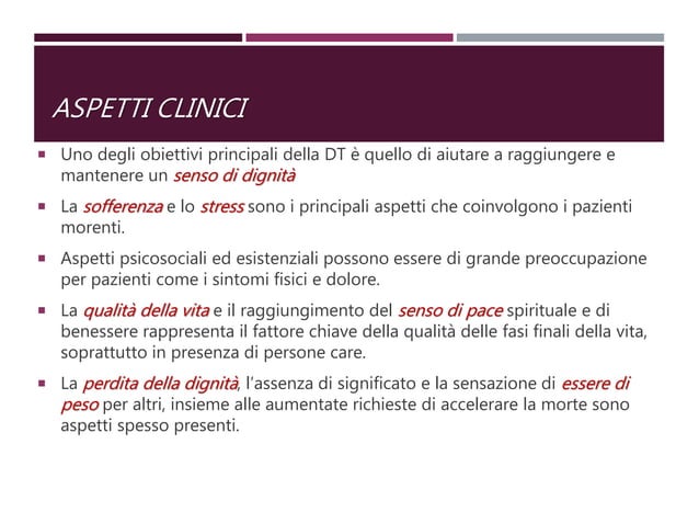 La dignity therapy | PPT