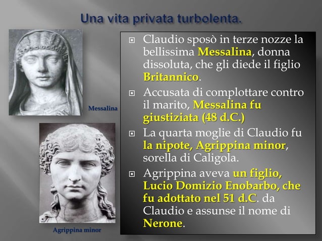 La dinastia giulio claudia | PPTX