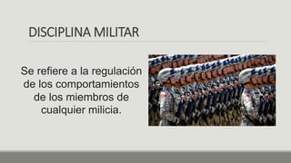 La disciplina | PPTX
