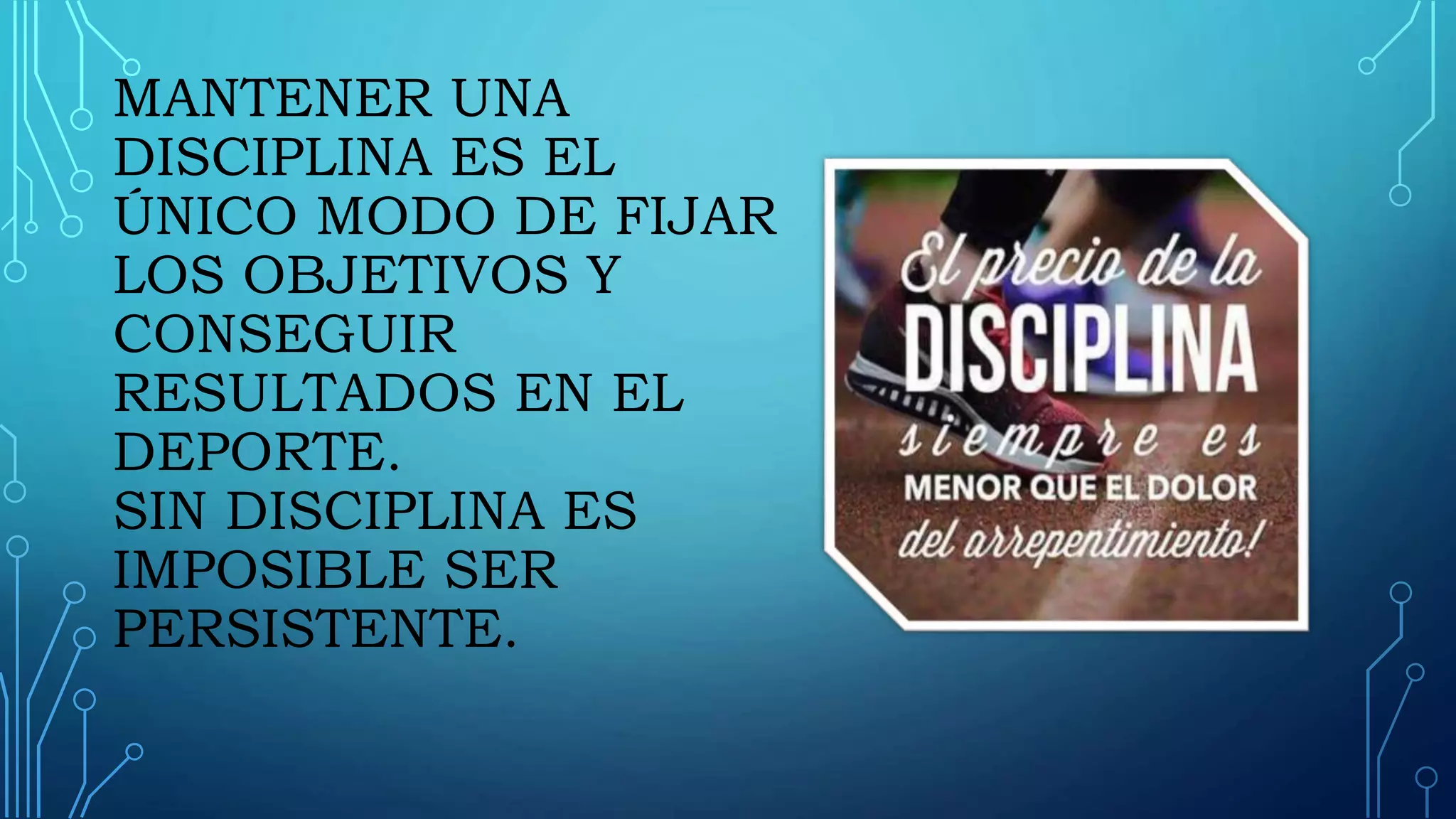 La disciplina en el deporte | PPTX