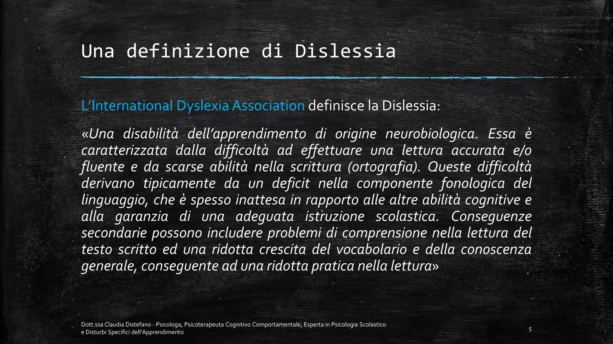 La dislessia | PPTX | Brain and Nervous System Disorders | Diseases and ...