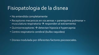 La disnea en el paciente terminal | PPTX