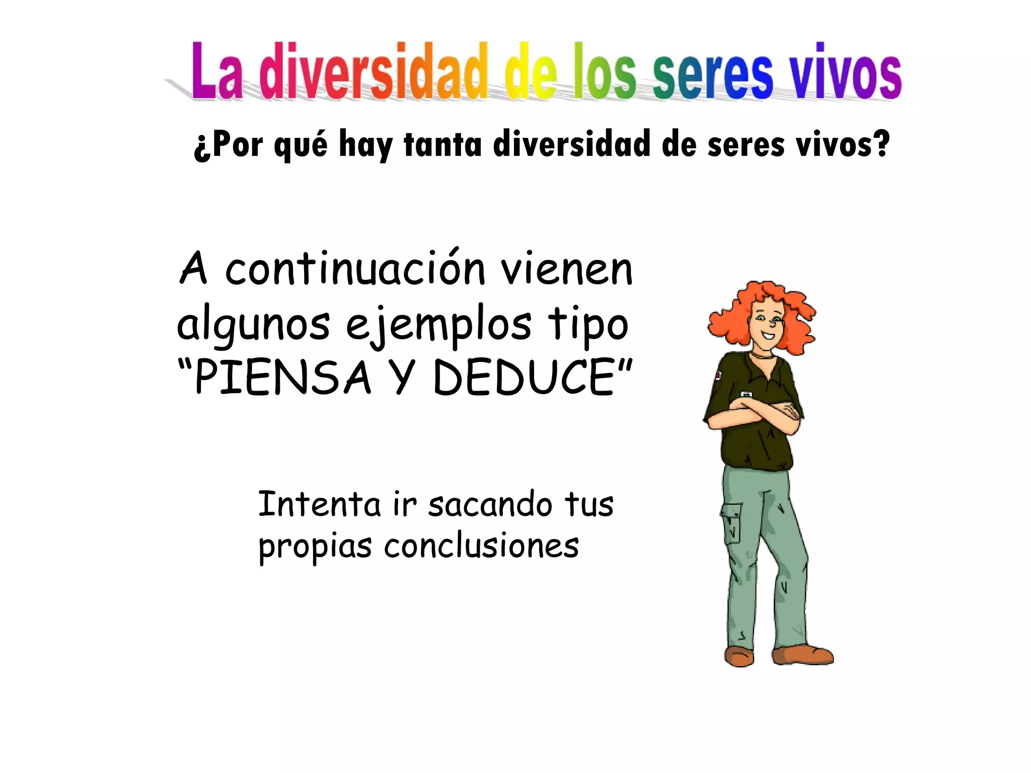 La diversidad de los seres vivos | PPT