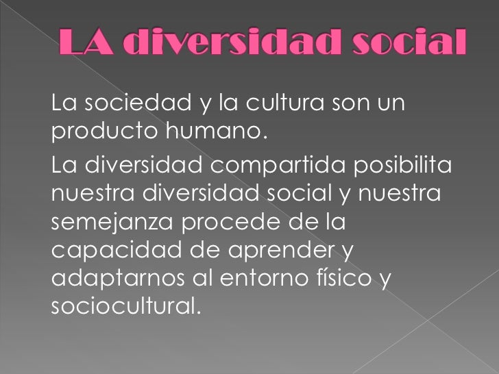 Diversidad Significado