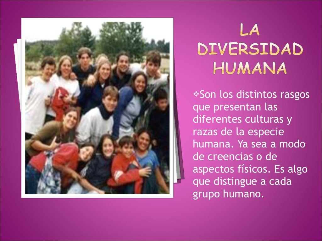 La diversidad humana