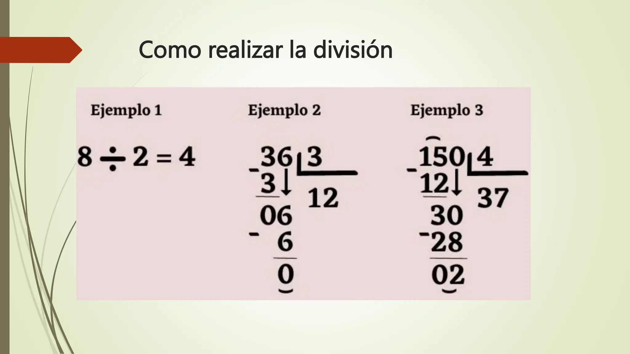 La División de Números Naturales con ejemplos | PPTX