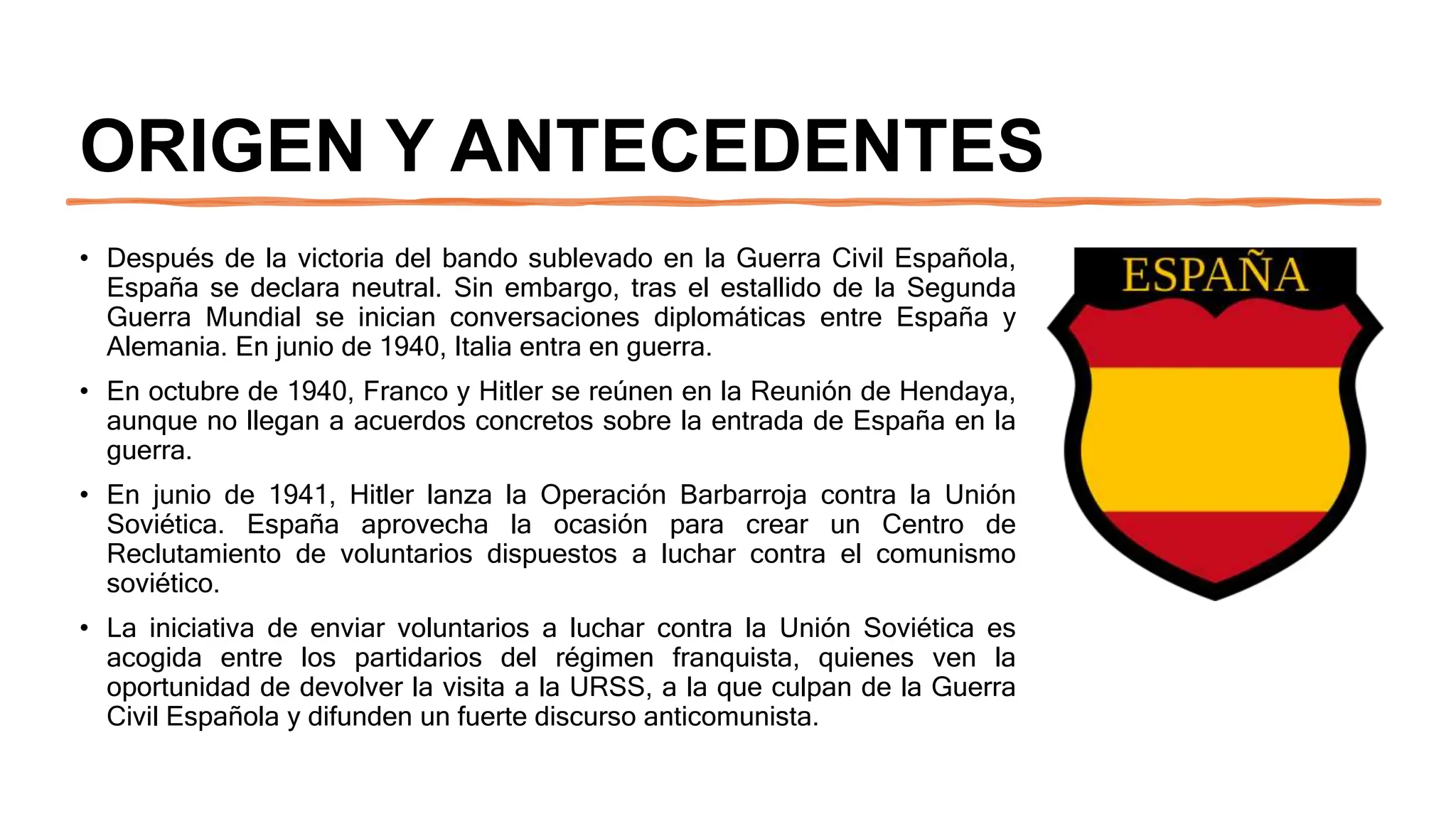 La división azul.pptxjjjjjjjjjjhhhghgghhhh | PPT