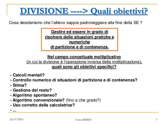 La divisione