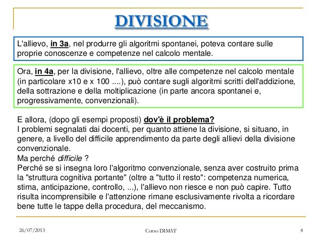 La divisione