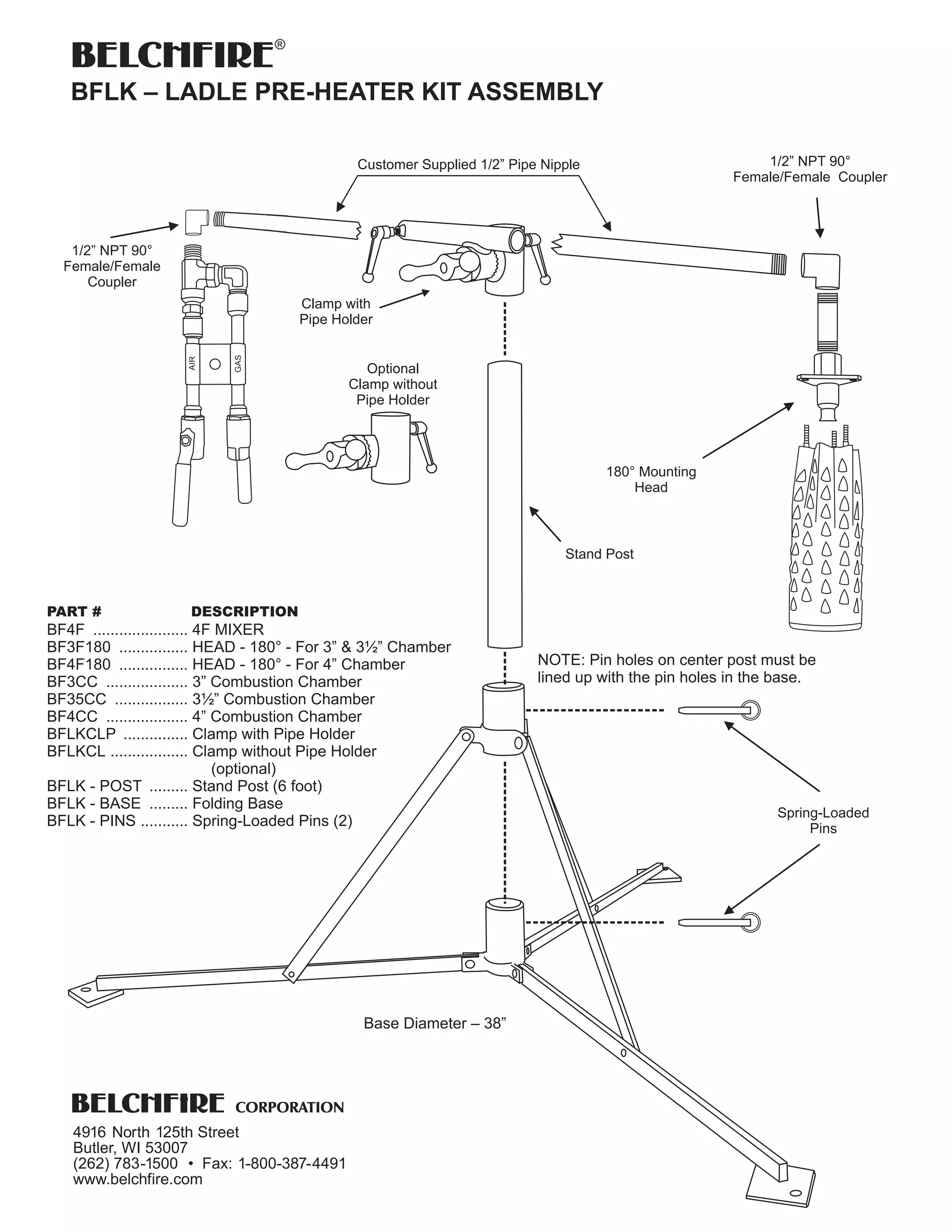 The Belchfire Foundry Torch Ladle Pre-Heating Kit | PDF