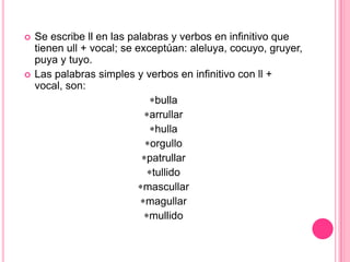 La doble l (ll) | PPT