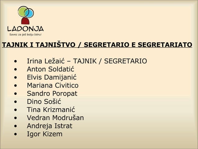 Ladonja Rovinj 11.11. 2008. | PPT