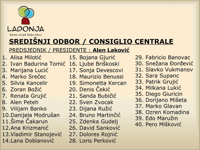 Ladonja Rovinj 11.11. 2008. | PPT