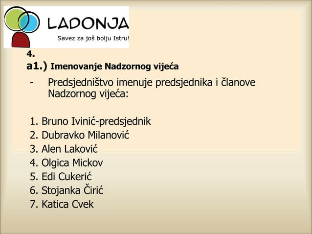 Ladonja Predizbor | PPT