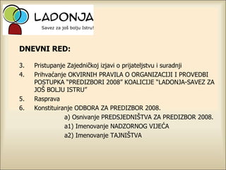 Ladonja Predizbor | PPT