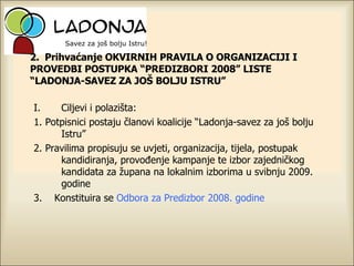 Ladonja Predizbor | PPT