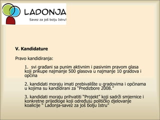 Ladonja Predizbor | PPT