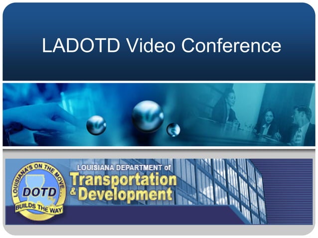 LADOTD Video Conference | PDF | Web Conferencing | Computer Software ...