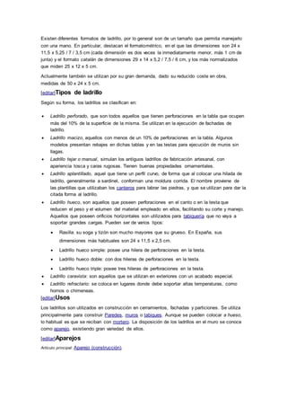 Ladrillos | DOCX
