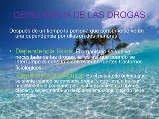 La drogadiccion | PPTX