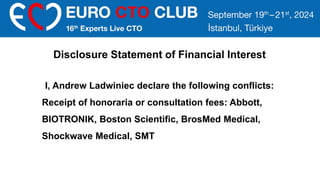 WORKSHOP by Boston Scientific “Hybrid DES and DCB Treatment Strategy ...