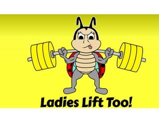 Lady Bug Lifting Weights | PPT