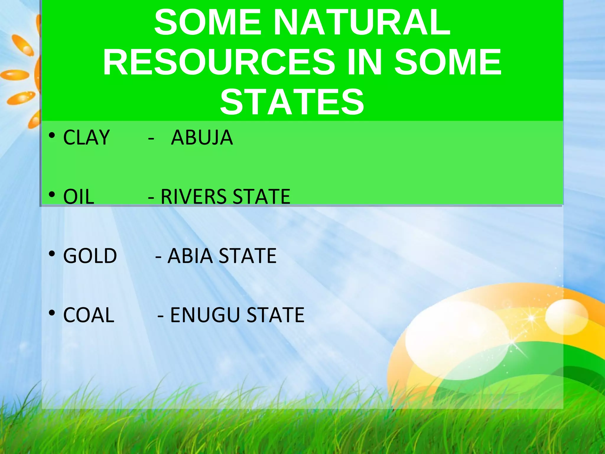 Lady ella's presentation on natural resources | PPT