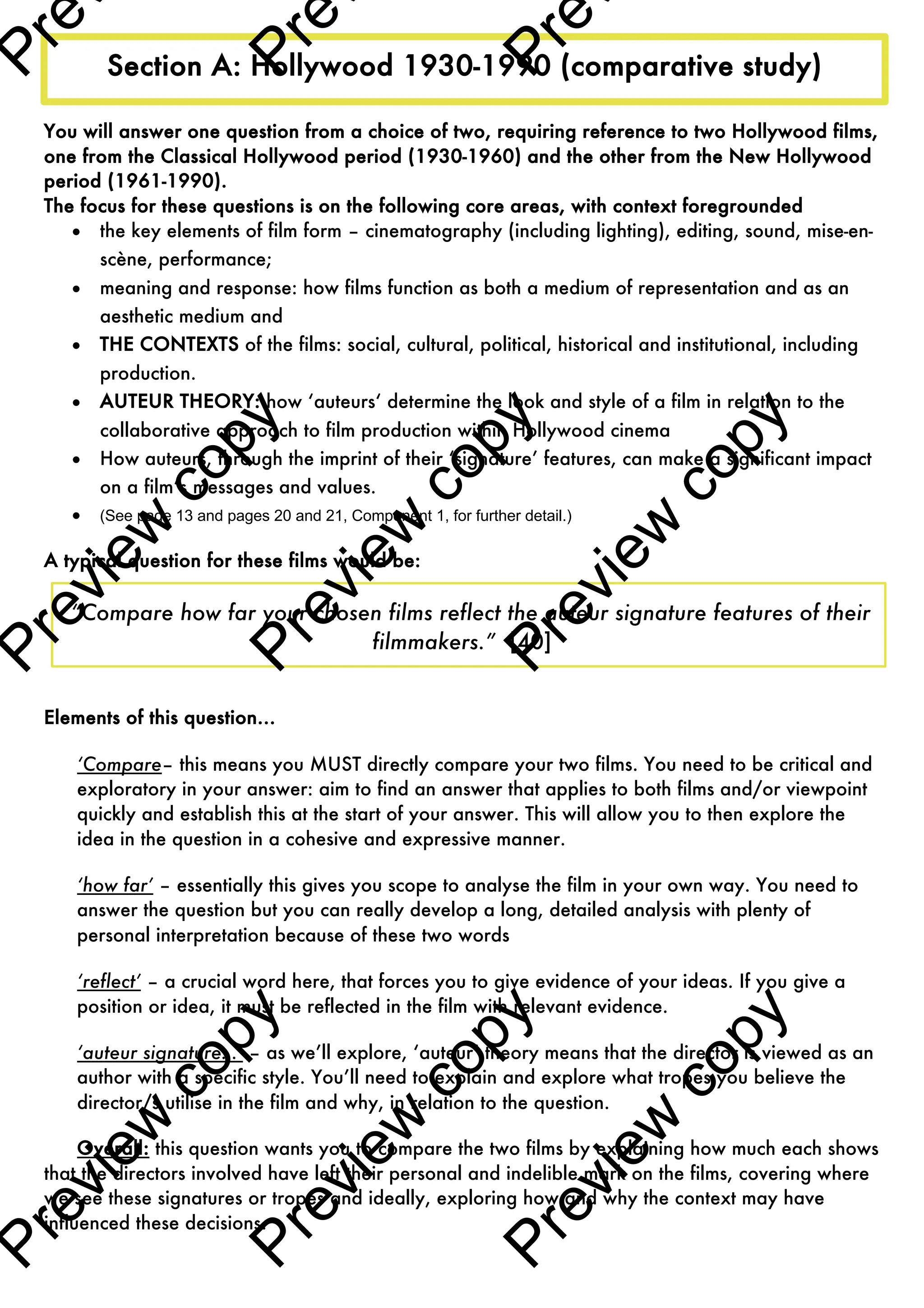 Lady From Shanghai booklet for A-Level Film Studies | PDF