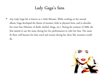 Artist Profile Lady Gaga: Music Magazine | PPTX
