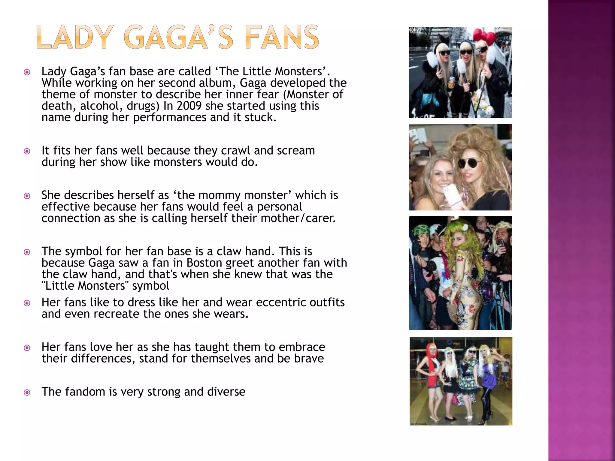 Artist Profile - Lady gaga | PPTX