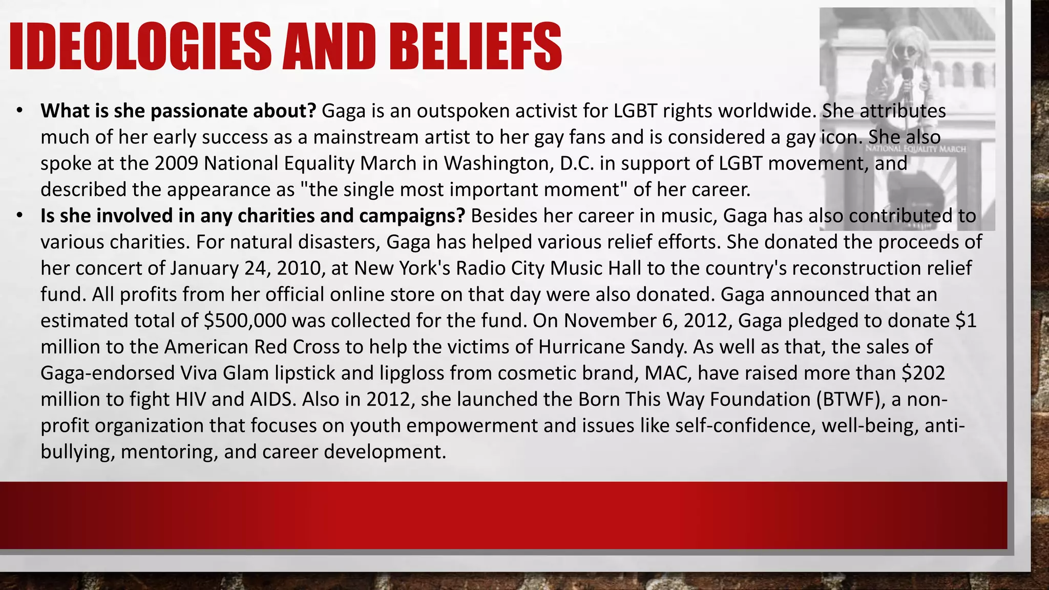 Lady Gaga Biography - Leah Booker | PPT