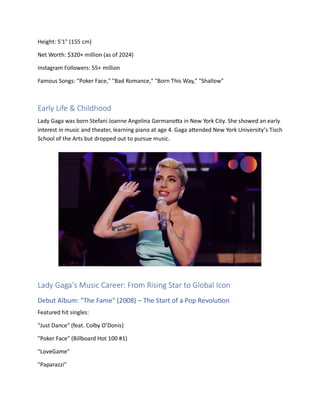 Lady Gaga Life Biography The Celeb Post.pdf