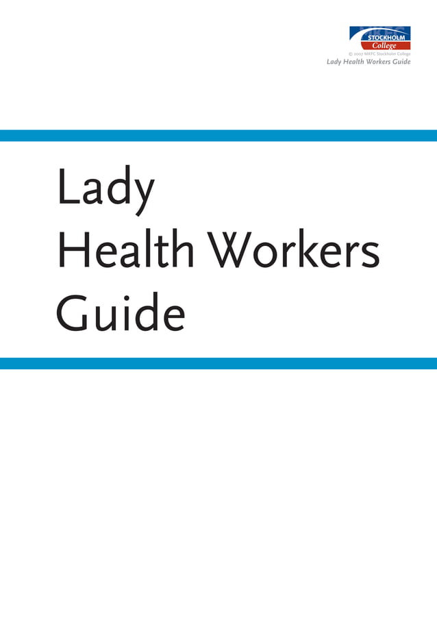 Lady Health Workers Guide | PDF
