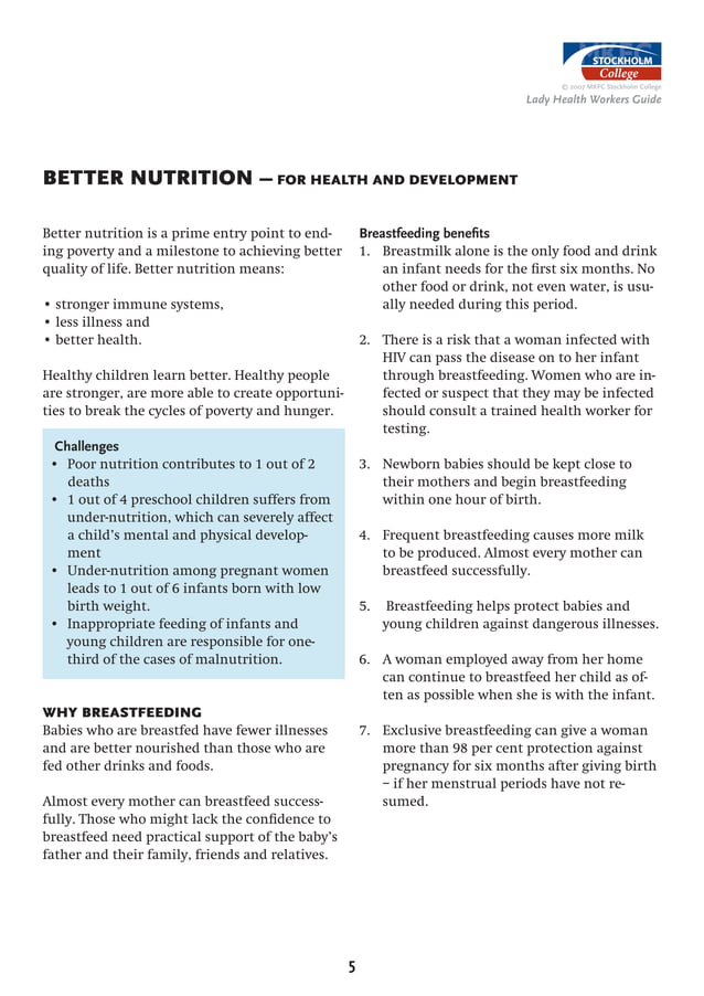 Lady Health Workers Guide | PDF