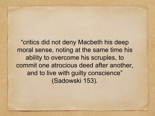 The 3 Stages of Lady Macbeth | PPT