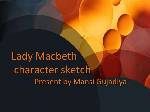 Lady Macbeth character.pptx | Sleep Disorders | Diseases and Conditions