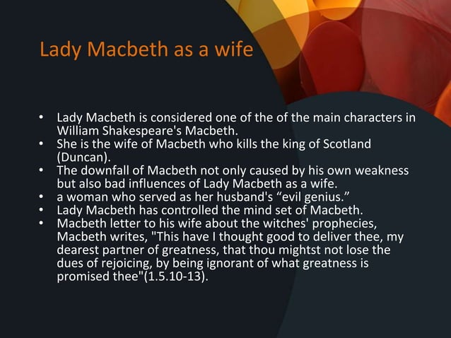 Lady Macbeth character.pptx | Sleep Disorders | Diseases and Conditions