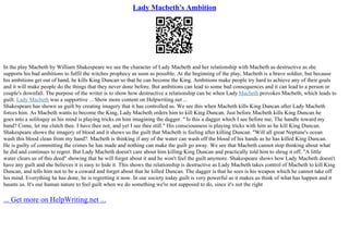 Lady Macbeth Sleepwalking Quotes