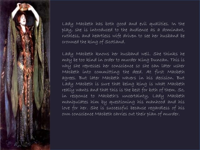 Lady macbeth's character by shahad | PDF