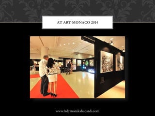 Lady Monika Bacardi at Art Monaco 2014 | PPTX