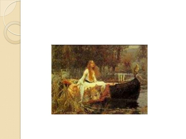 Lady of shalott | PPTX