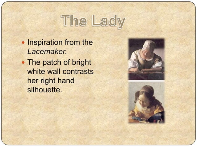 Lady writing a letter with her maid | PPTX | Design | Fine Art