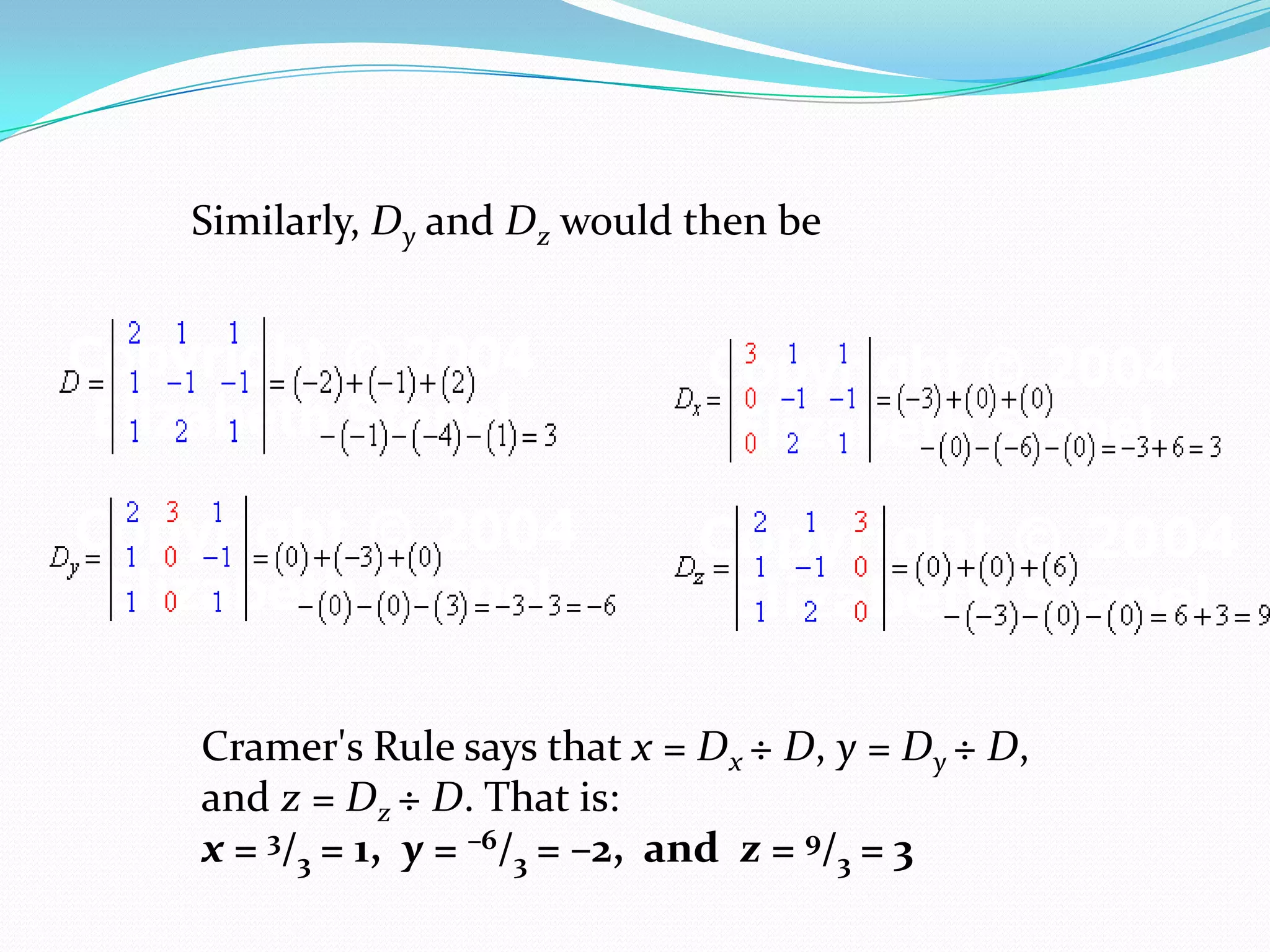 LINEAR ALGEBRAIC ECUATIONS | PPT