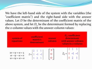 LINEAR ALGEBRAIC ECUATIONS | PPTX