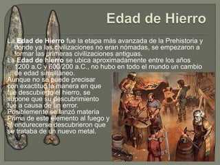 La edad de hierro | PPTX