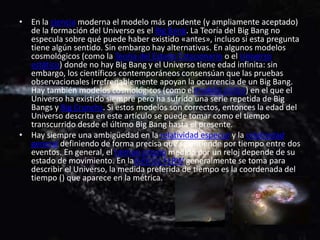 La edad del universo | PPT