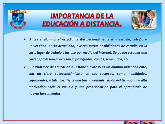 La Educación a Distancia | PPT